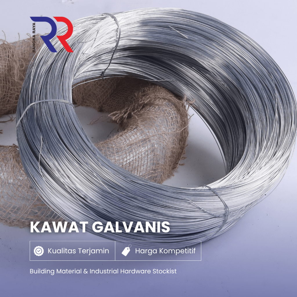 Jual KAWAT SENG GALVANIS BWG 6-24 || Kawat Licin Baja Anti Karat untuk ...