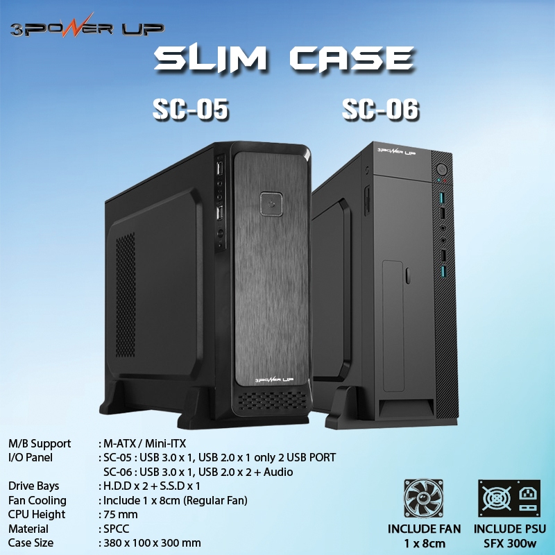 Jual casing slim power up cs06 / casing 3 power up sc06 | Shopee Indonesia