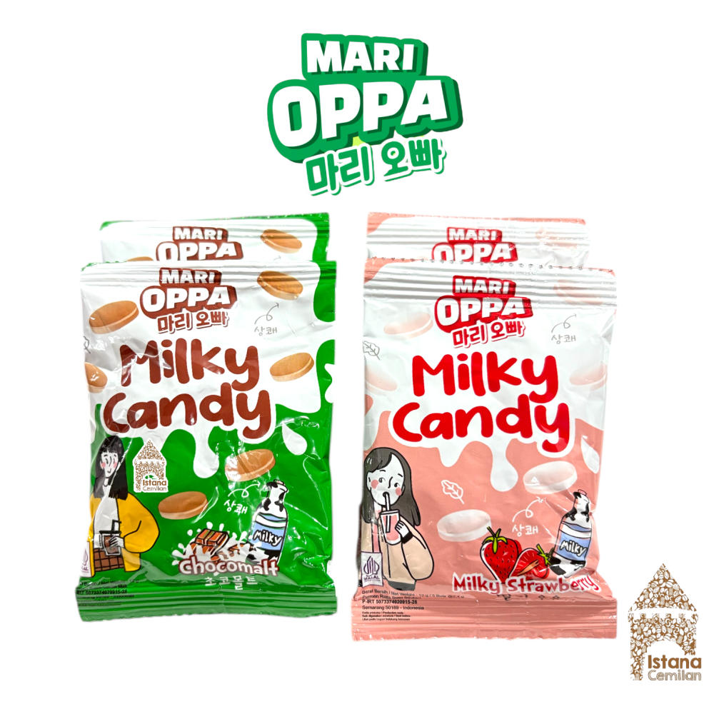 Jual Mari Oppa Permen Susu Milky Candy Viral (isi 5 pcs) | Shopee Indonesia