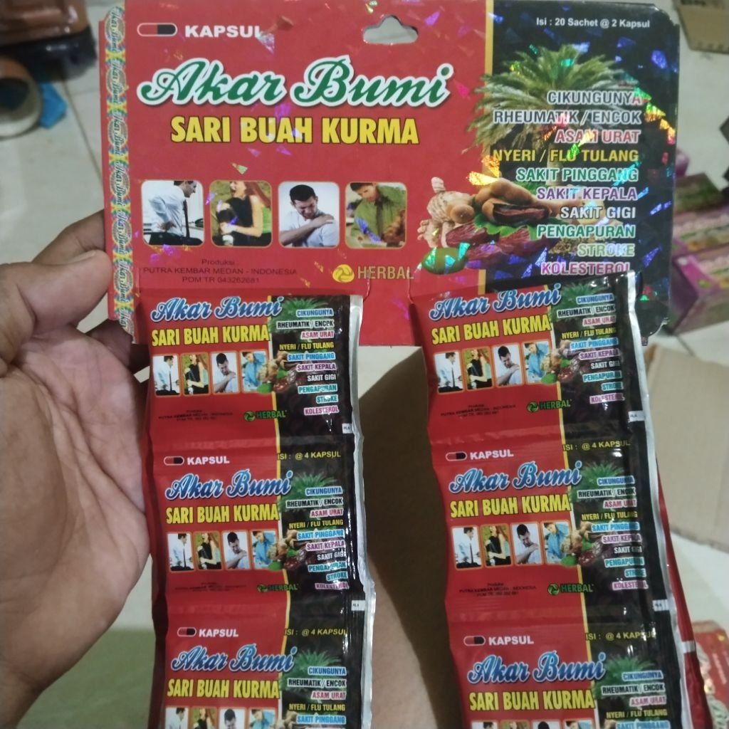 Jual Akar Bumi Sari Kurma Original kapsul | Shopee Indonesia