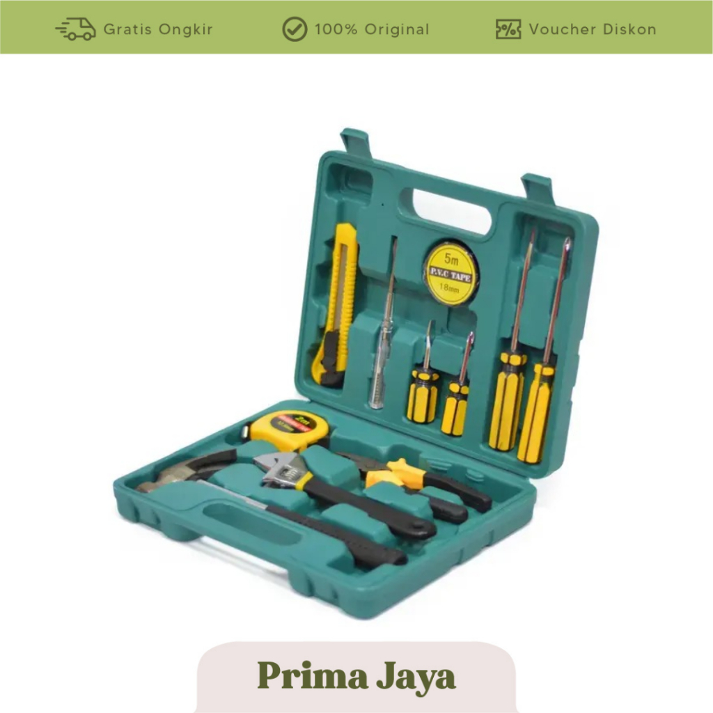 Jual Tool Kit Set Perkakas 16 In 1 Alat Perlengkapan Pertukangan IM ...