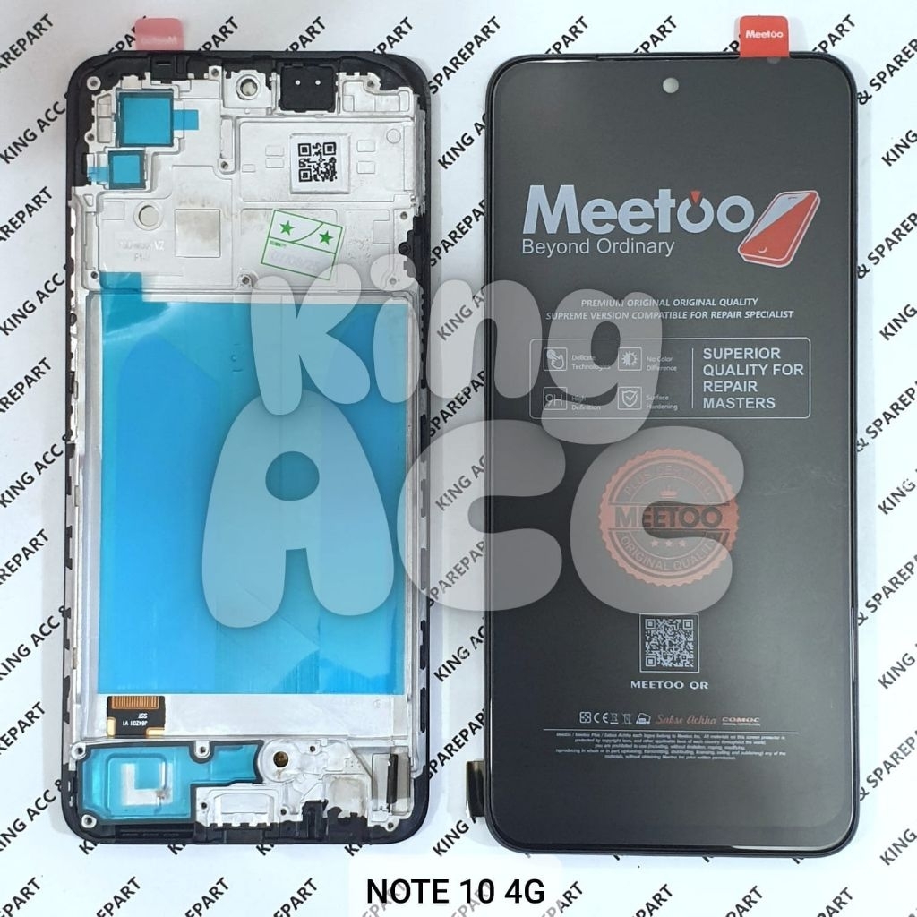 Jual MEETOO LCD TOUCHSCREEN + FRAME XIAOMI REDMI NOTE 10 4G / NOTE 10S ...