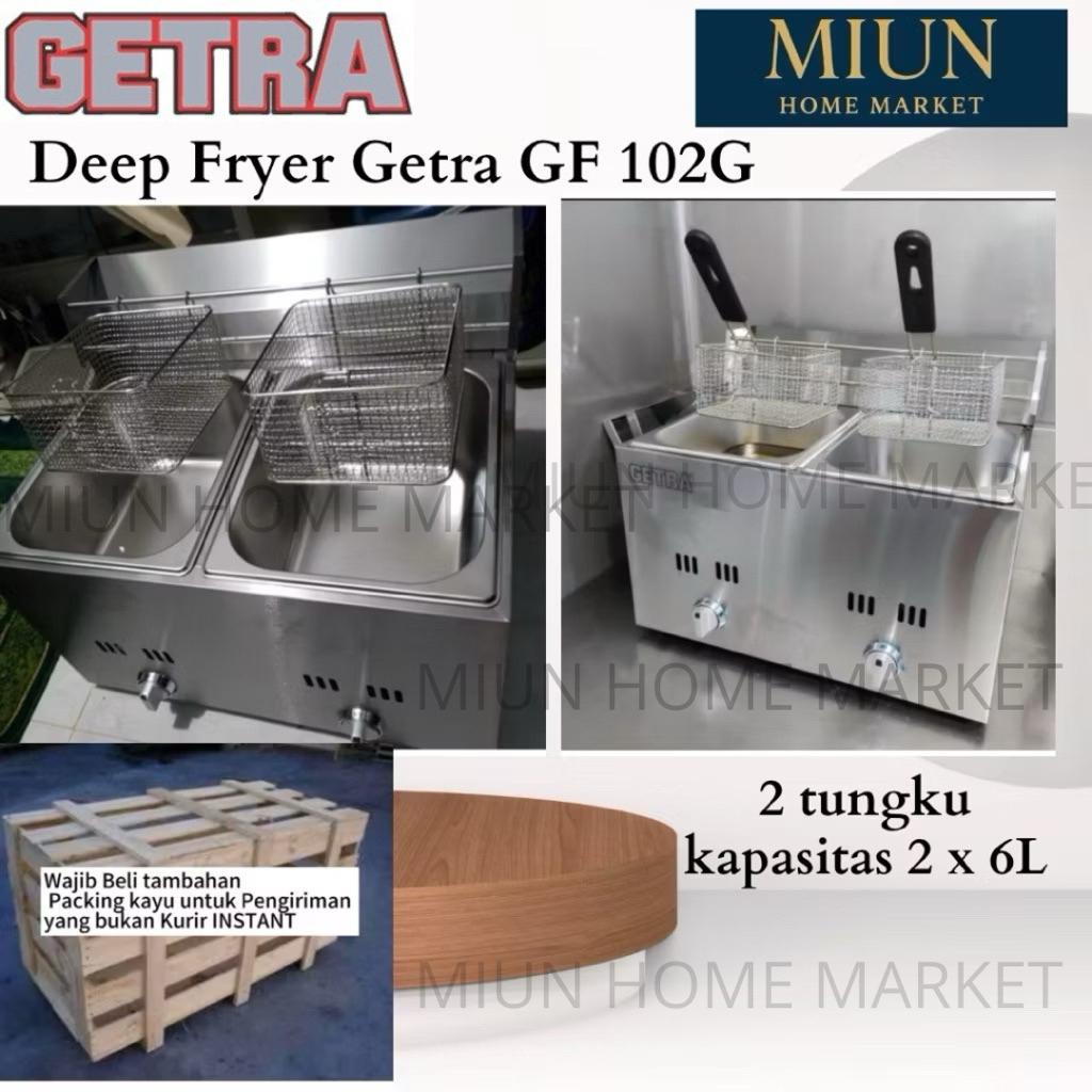 Jual Getra Gea gas deep fryer mesin penggorengan gas GF 102G / GF102G ...