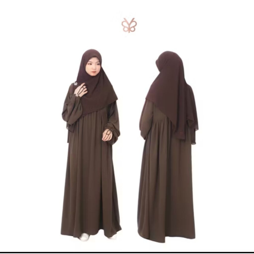 Jual Deluna Dress Syar'i by Yoora Sarah | Shopee Indonesia