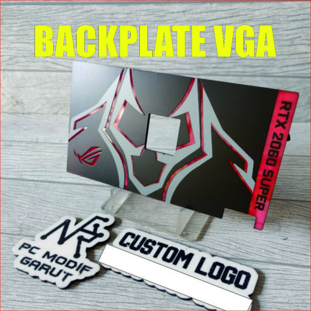 Jual Backplate vga cover custom logo palit rtx 2060 super | Shopee ...