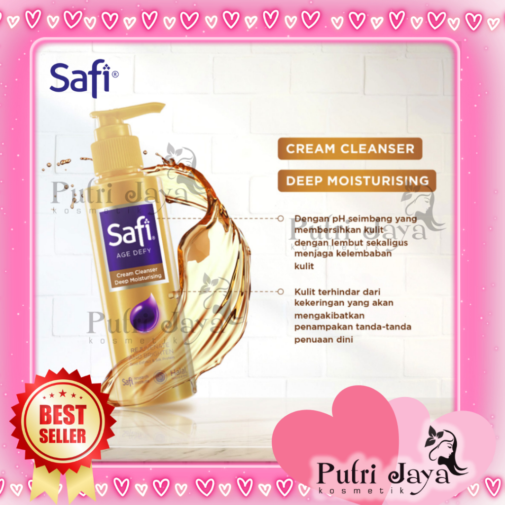 Jual SAFI -AGE DEFY- Deep Moisturizer/Serum Cleanser150ml(gel pembersih ...
