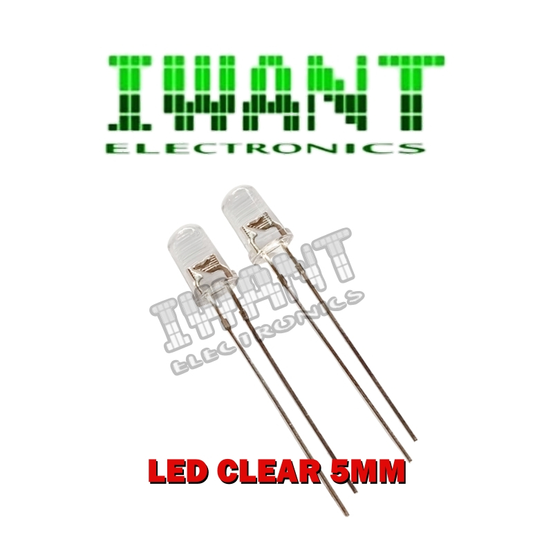 Jual LED SUPER BRIGHT 5MM WHITE PUTIH CLEAR LED PUTIH LED WHITE LED 5MM ...