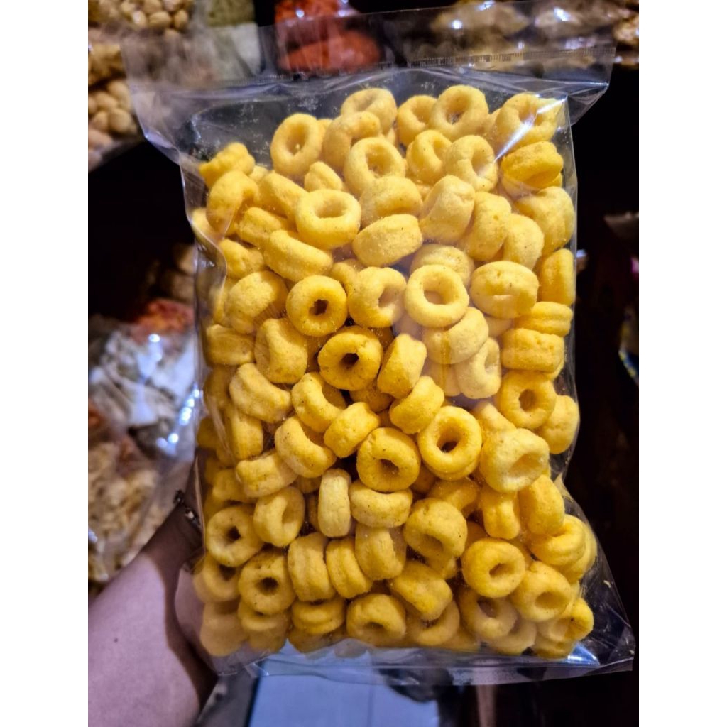 Jual CHIKI RING RASA KARI AYAM 200GR RENYAH GURIH ASIN ENAK SNACK ...