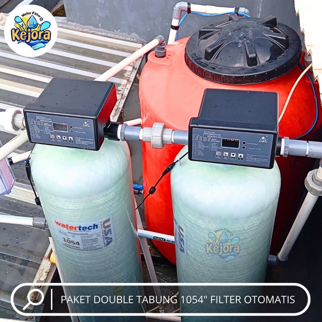 Jual FILTER AIR COMBO FRP 10X54 OTOMATIS BACKWASH/ FILTER AIR SUMUR ...