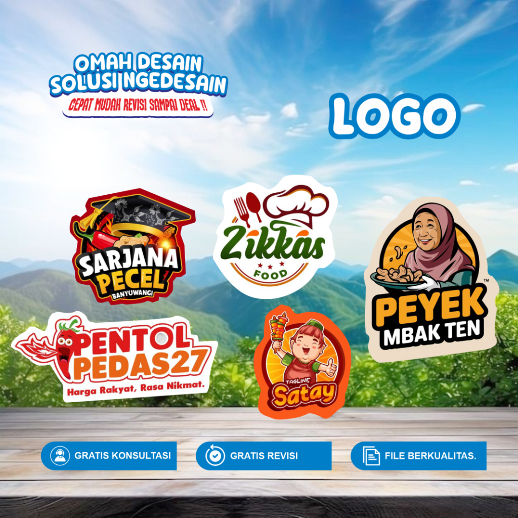 Jual JASA DESAIN LOGO TERMURAH PREMIUM GARANSI 100% | BISA REQUEST ...