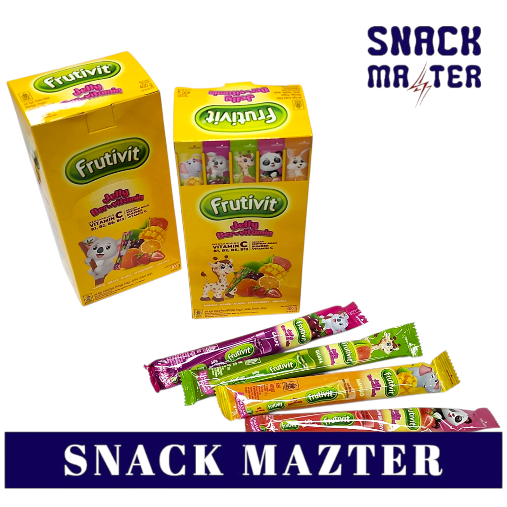 Jual Frutivit Jelly Agar Jelly Stick BOX - Netto 400 gr (Isi 20 pcs ...