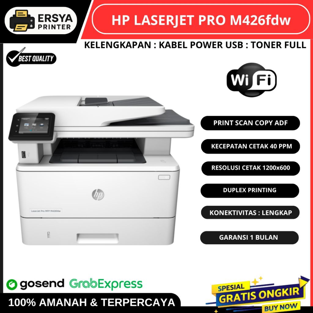 Jual Printer Hp Laserjet Pro Mfp M426fdw Siap Pakai | Shopee Indonesia
