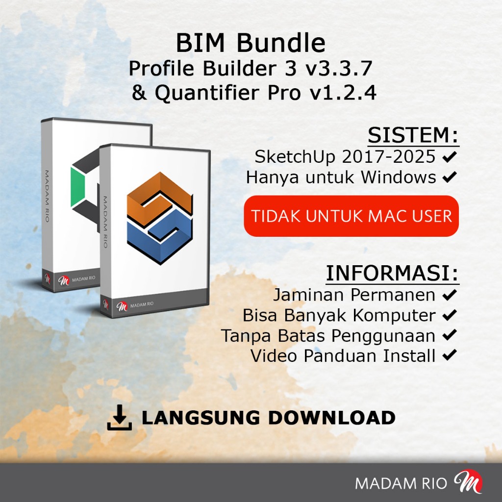 Jual BIM Bundle Profile Builder 3 dan Quantifier Pro Lisensi Permanen | Shopee Indonesia
