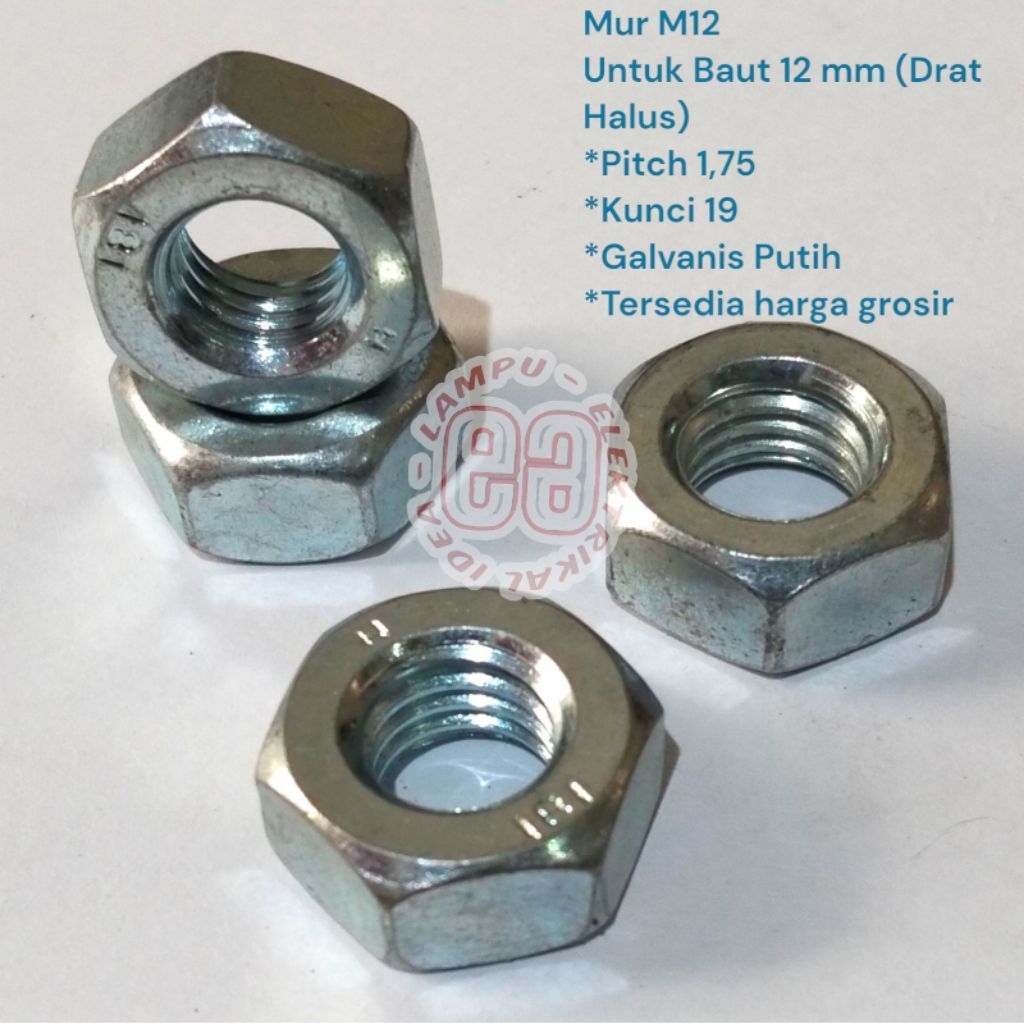 Jual MUR TANPA BAUT M12 GALVANISH/ MUR PUTIH/MUR M 12 / MUR GALVANISH ...