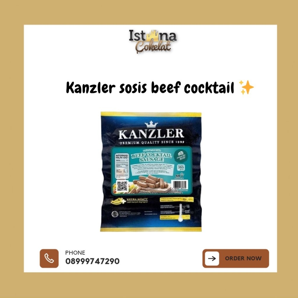 Jual [FROZEN] Sosis Kanzler Aneka Varian 250GR/ 500GR | Shopee Indonesia