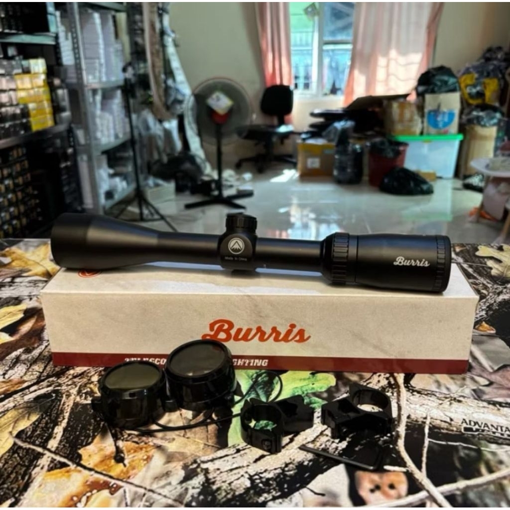 Jual Teleskop Senapan Angin Burris 3-9x40 Riflescope + Mounting & Lens ...