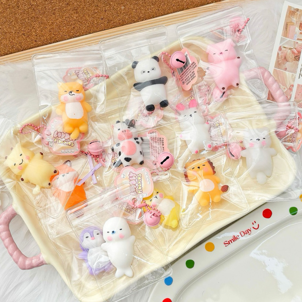 Jual Keychain Squishy Animal Transparant/ Squishy Hewan Lucu | Shopee ...