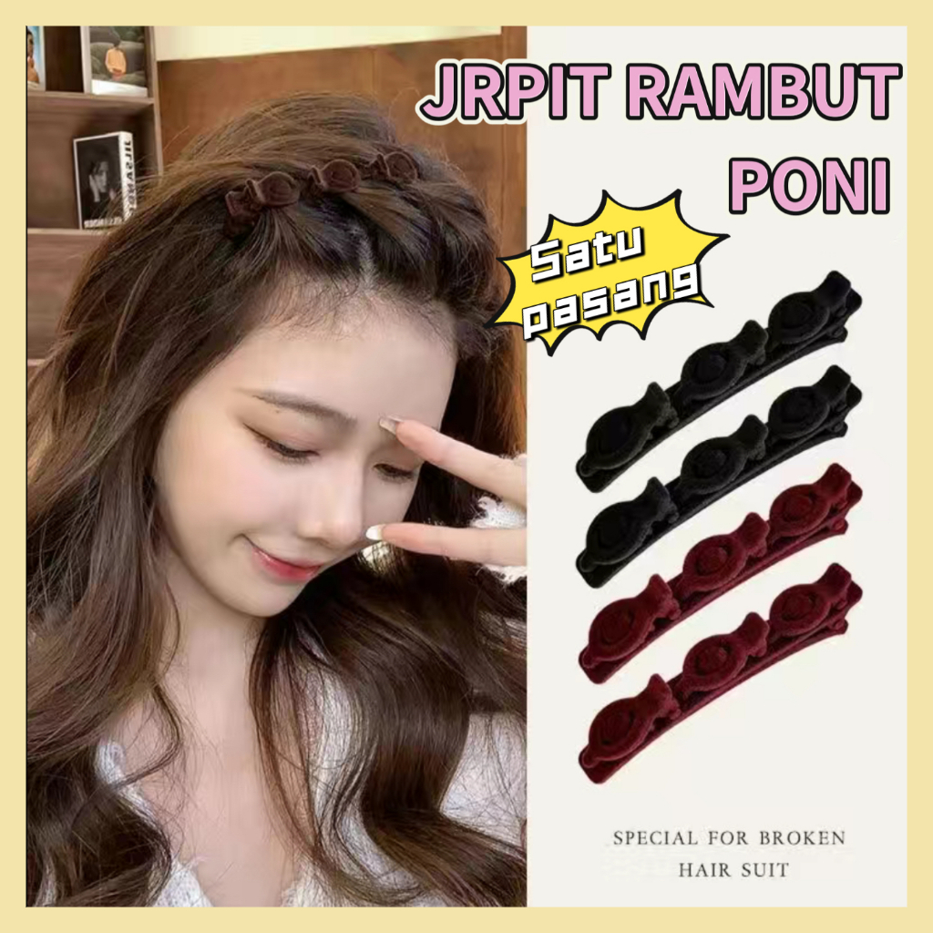 Jual Klip samping rambut patah gaya harum kecil sederhana klip samping ...