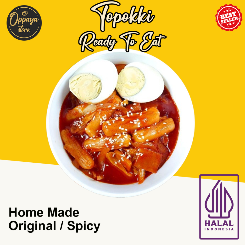 Jual Topokki Tteok-bokki Siap Makan Sudah Masak Instant Delivery Menu ...