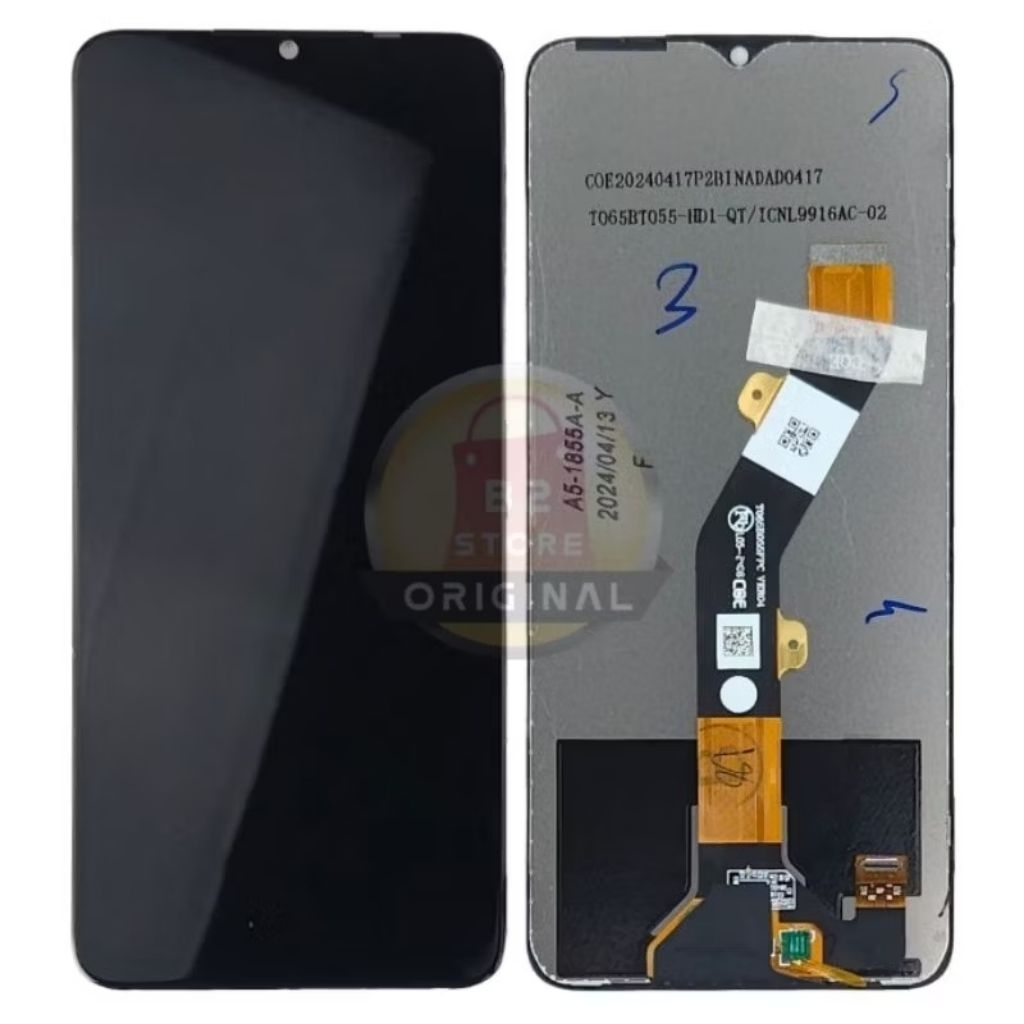 Jual LCD TOUCHSCREEN ZTE BLADE A54 / ITEL A70 A665L / A50 A667L / P55 5G P661N ORIGINAL | Shopee ...