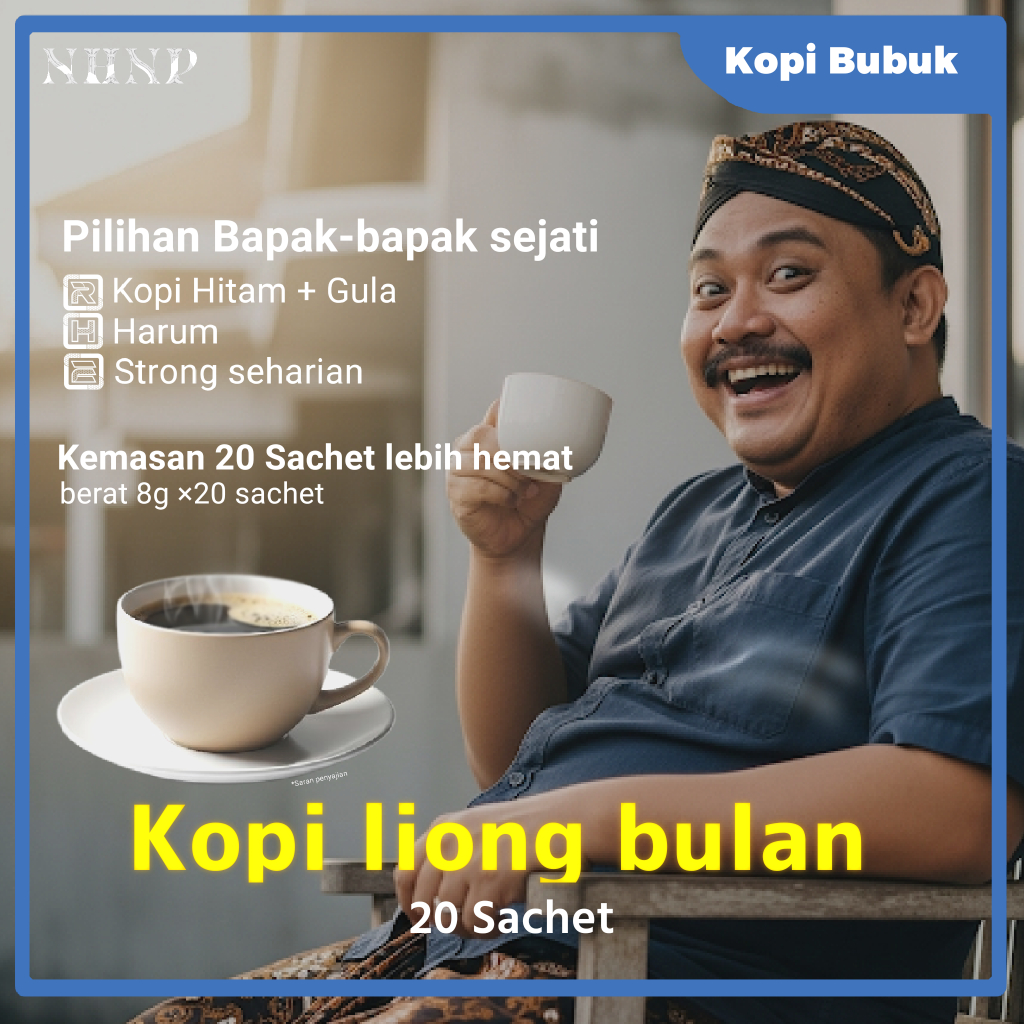 Jual Kopi Liong Bulan 20 sachet | Shopee Indonesia