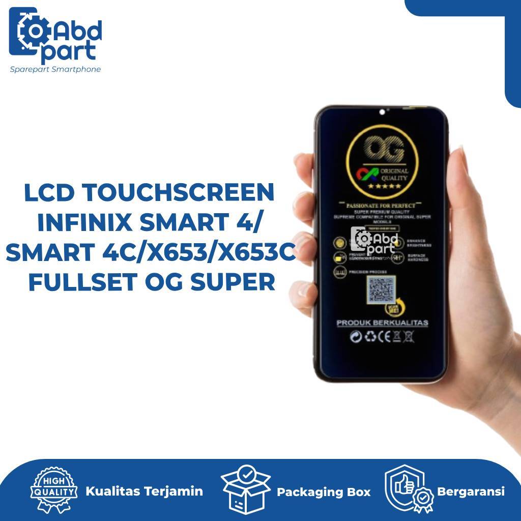 Jual LCD TOUCHSCREEN INFINIX SMART 4/SMART 4C/X653/X653C FULLSET ...
