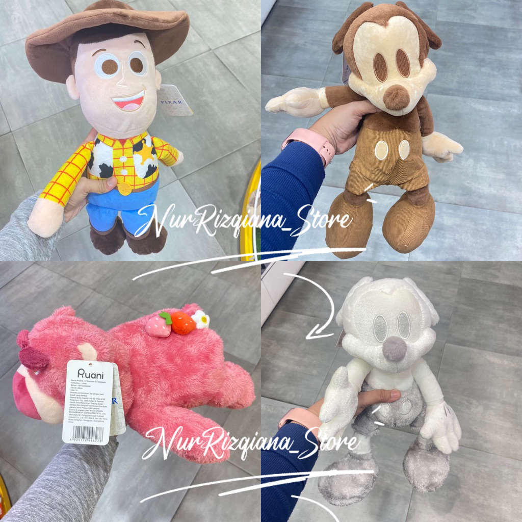Jual OH!SOME X BONEKA EDISI DISNEY JUDY NICK - WOODY - MICKEY - STITCH ...
