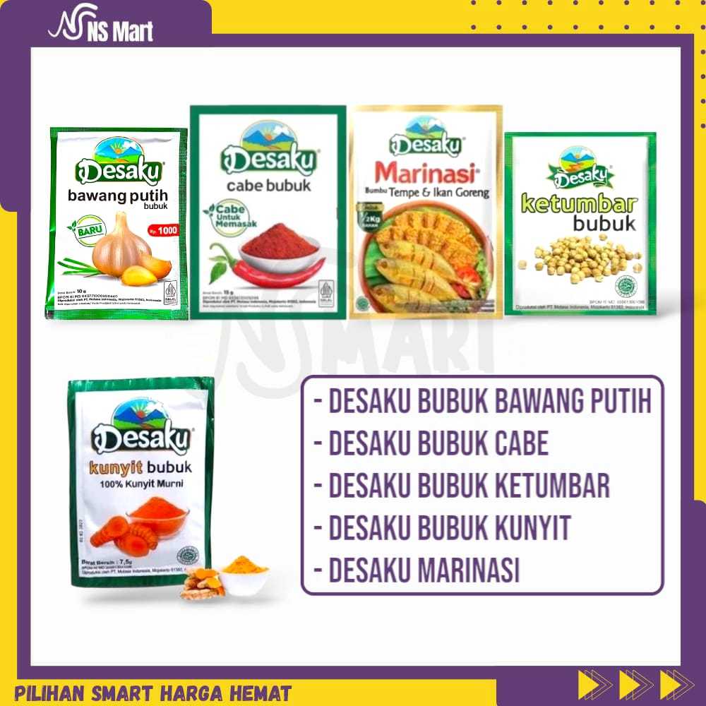 Jual Desaku Bumbu Marinasi Ayam Tempe Ikan / Ketumbar / Kunyit / Bawang ...