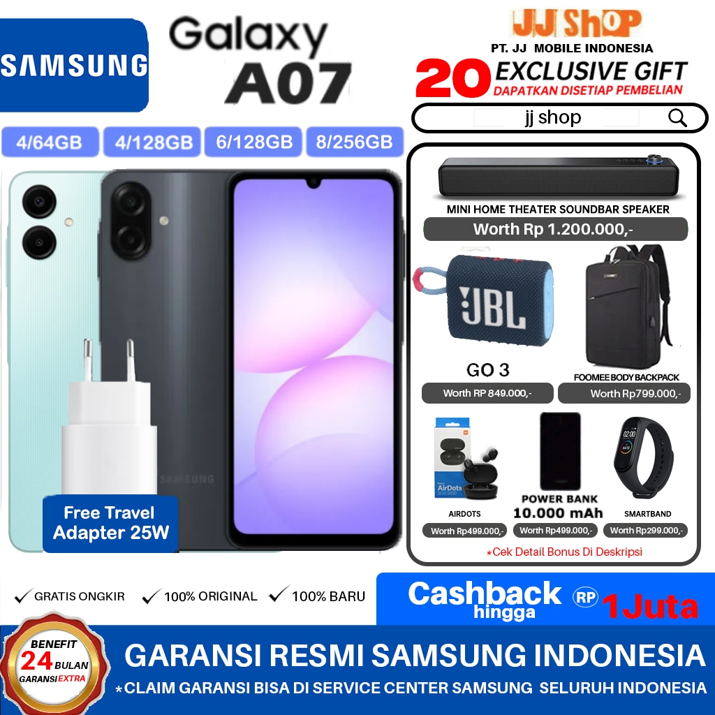 Jual Samsung Galaxy A07 8/256 6/128 4/128 4/64 GB & A06 5G 6/128 GB & A06 6/128 4/128 4/64 GB ...