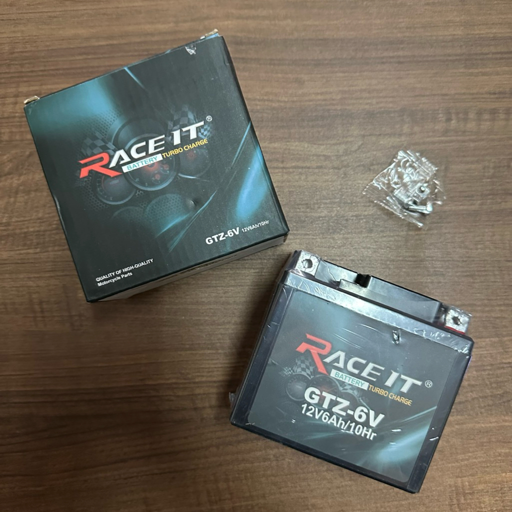 Jual RACE IT GTZ6V AKI ACCU ACU BATTERY BATRE MOTOR VARIO 125 150 NMAX ...