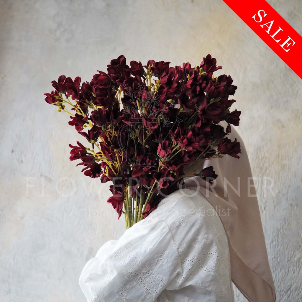 Jual Bunga Artificial Mini Bell Flower Spray Tangkai Panjang (B21089 ...