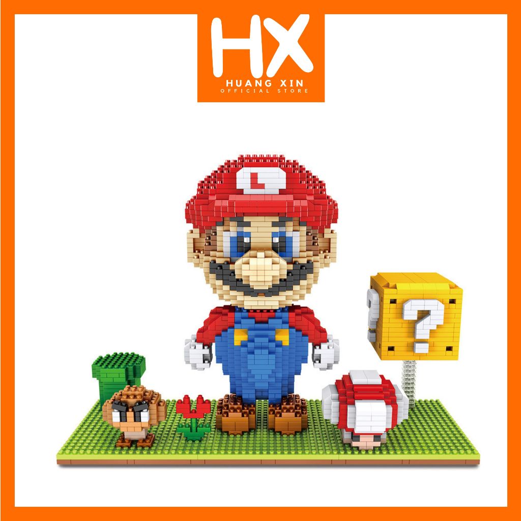 Jual HX Super Mario Brick Building Block Toys Puzzle Mainan Anak Balok ...