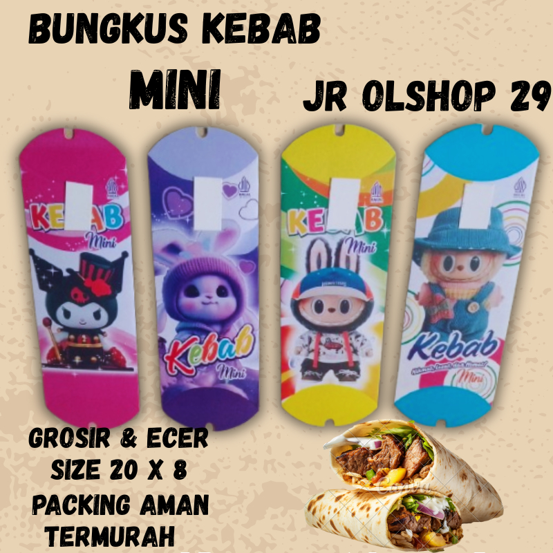 Jual isi 100 lembar bungkus kebab murah , kemasan kebab wadah kebab ...