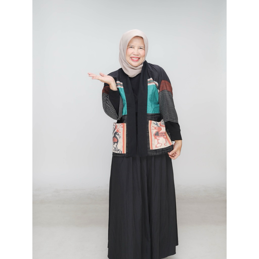 Jual Baju outer etnik lurik 3 dimensi dan tenun sumba Timur NTT 032 ...