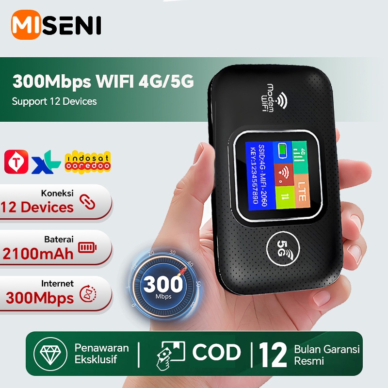 Jual MISENI M9S Mobile WiFi Hotspot 4G/5G LTE Modem Wireless Router UNLOCK ALL OPERATOR Wi-Fi ...