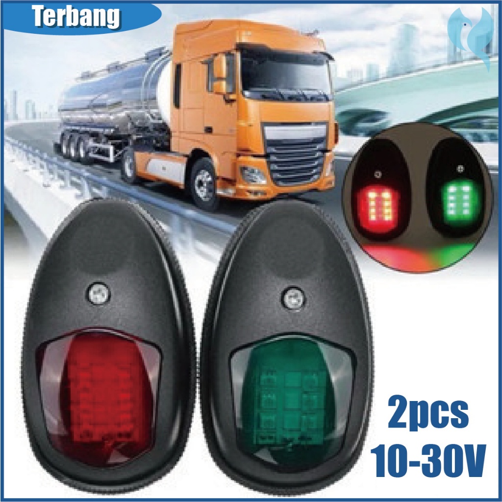 Jual Lampu Peringatan Sinyal Navigasi LED 2pcs/Set - Tegangan Lebar 10V ...