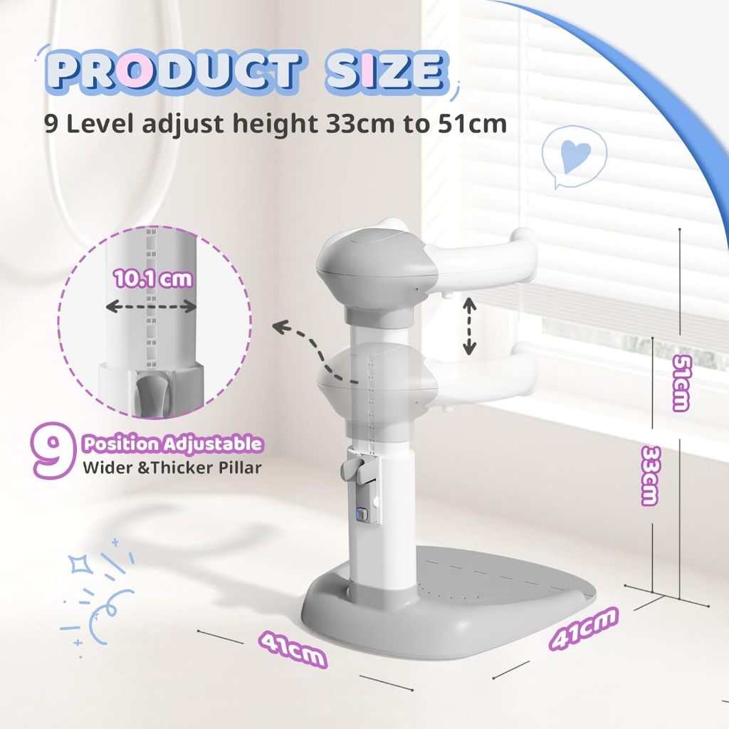 Jual Alby Mart Baby Shower Standing Support Rak mandi bayi Baby Hug ...