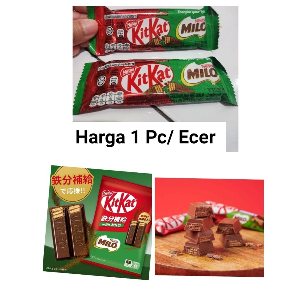 Jual KitKat Milo Kit Kat Chocolate Ecer | Shopee Indonesia