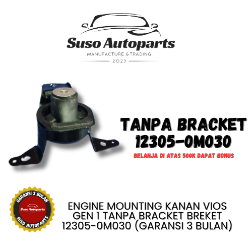 Jual ENGINE MOUNTING DEPAN KANAN VIOS GEN 1 TANPA BRACKET BREKET 12305 ...