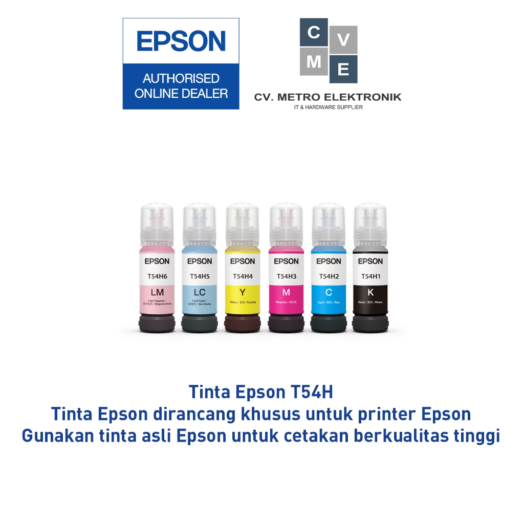 Jual Tinta Epson T54H T-54H Surelab SL D530 SL-D530 Ink Original ...