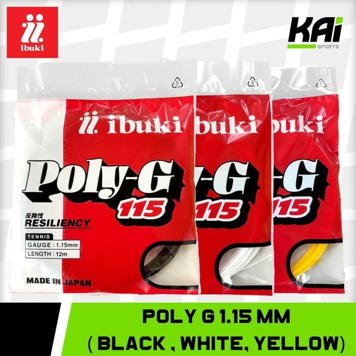 Jual Senar Tenis IBUKI Poly G (1.15mm ) - Tennis String | Shopee Indonesia