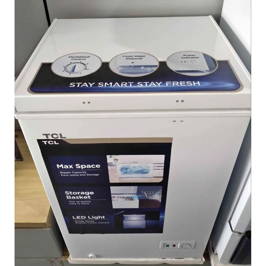 Jual TCL CHEST FREEZER TCF100ZID - BOX FREEZER TCL 100 LITER - BOX ...