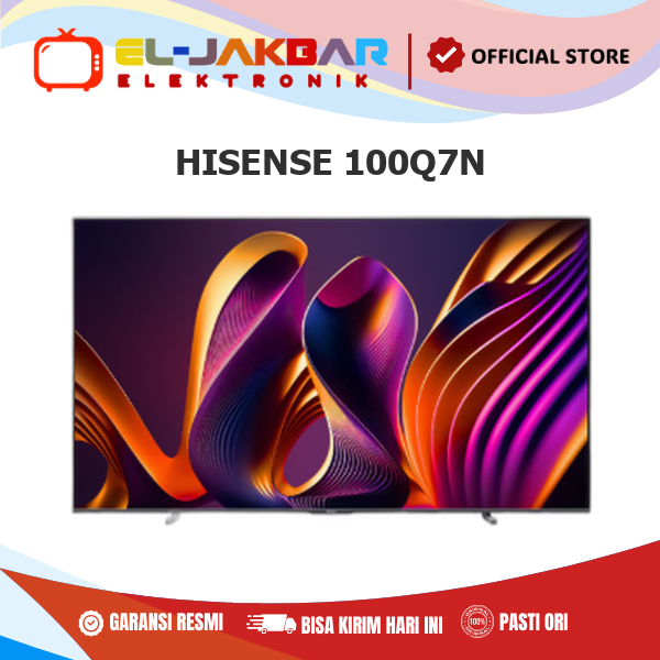Jual HISENSE 100Q7N Google TV 100 Inch QLED 4K Al Upscaler Dolby Vision ...