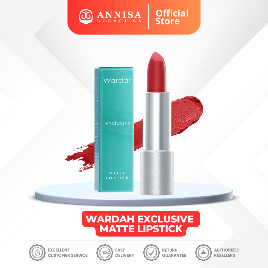 Jual Wardah Exclusive Matte Lipstick - Soft Matte Finish lembap dengan ...