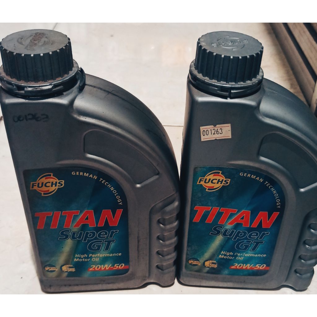 Jual OLI MESIN MOBIL FUCHS TITAN SUPER GT SAE 20W-50 | Shopee Indonesia