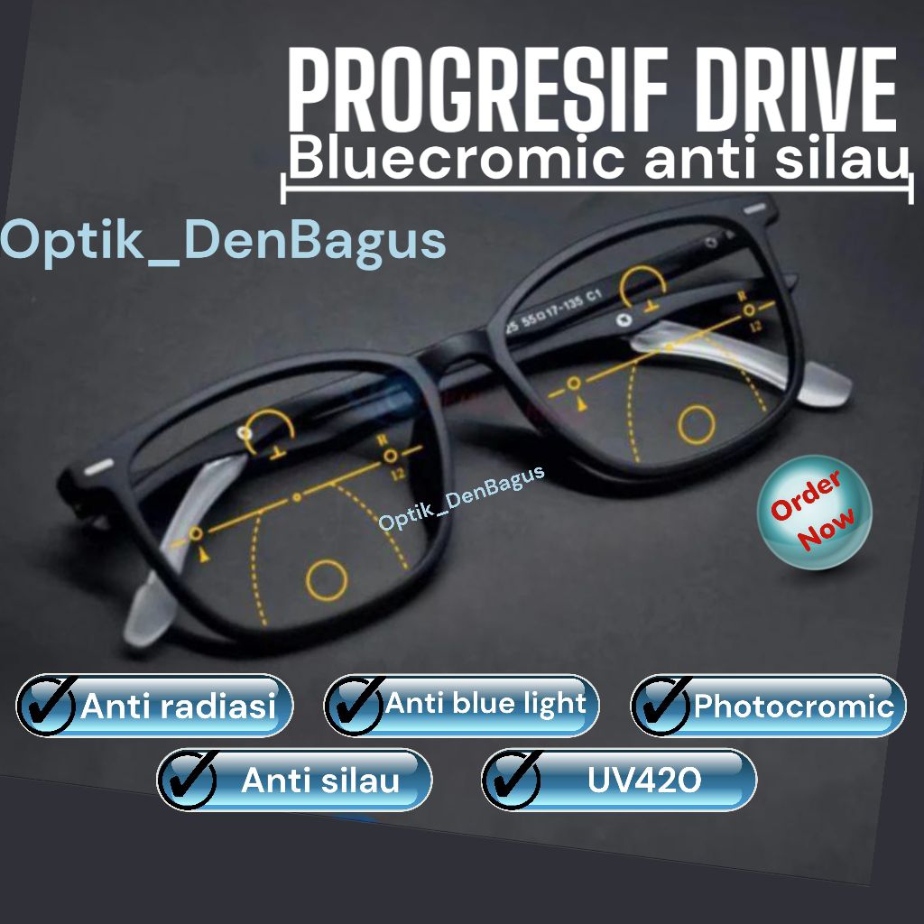 Jual kacamata progresif photocromic anti radiasi pesanan khusus VIP ...
