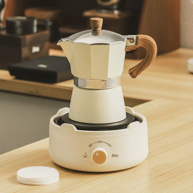 Jual Mocha Pot Espresso Pot Moca Pot Tungku Listrik Set Mocha Coffee ...