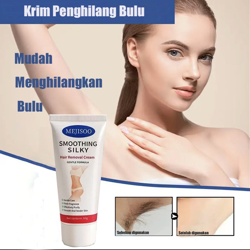 Jual Hair Removal Cream 60g + Spatula Gratis – Krim Perontok Bulu ...