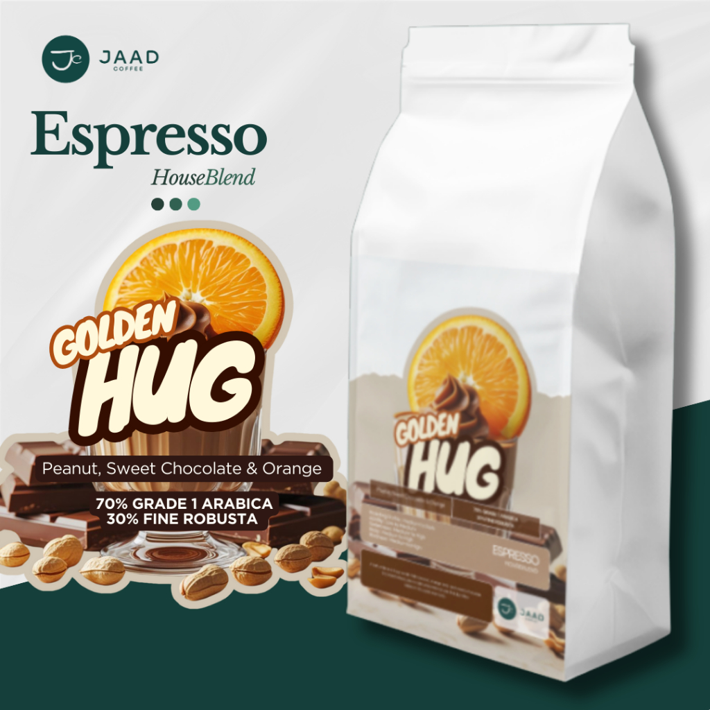 Jual Golden Hug 70% Arabica 30% Robusta - Espresso House Blend Series ...