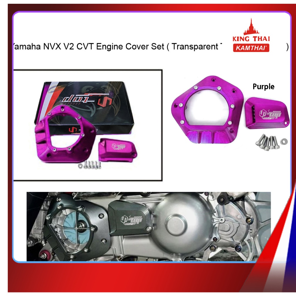 Jual Racing TOP Cover Tutup Bak CVT Transparan Semspeed Yamaha Nmax ...